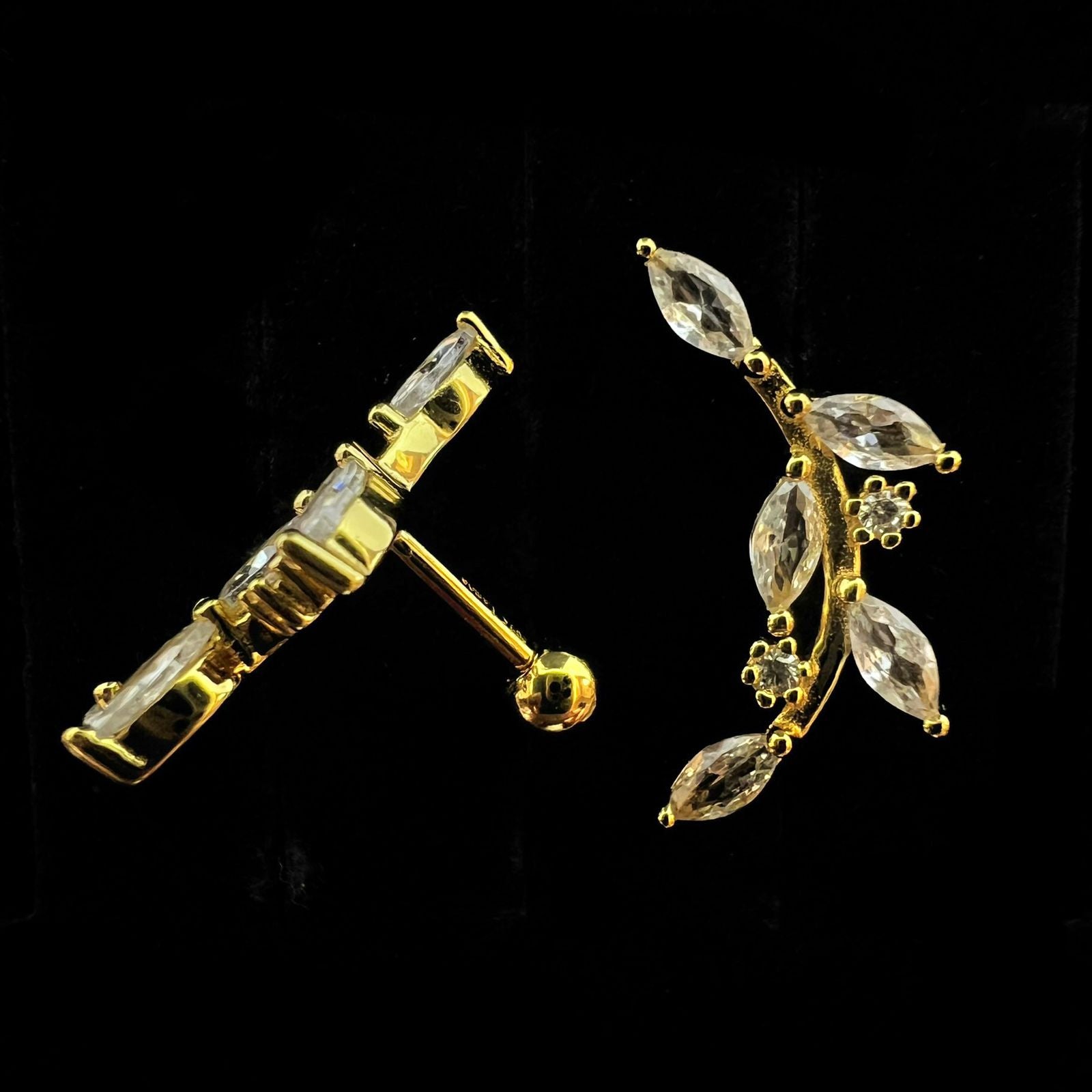 Leaves Helix Ear Piercing – LAMOE