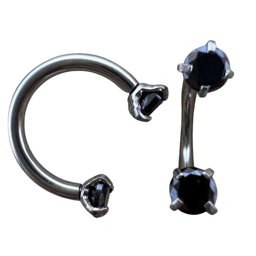 Arc Stainless Steel Nose Piercing – LAMOE